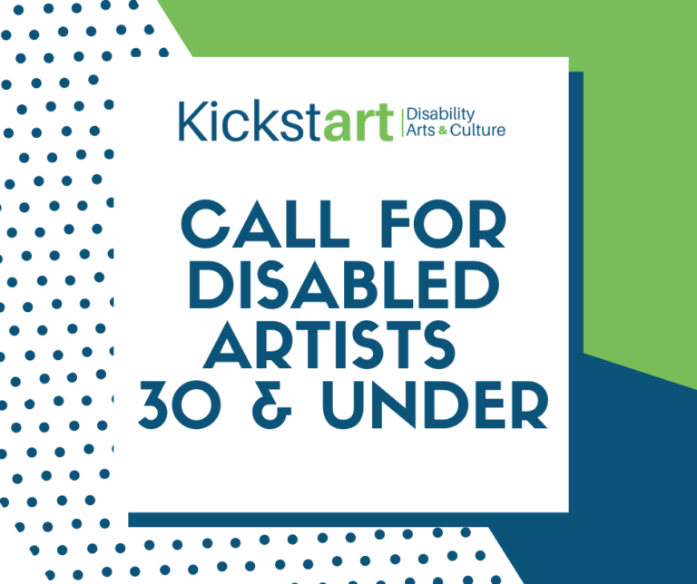 Kickstart Call for Artists 30 and under! - Arts AccessAbility Network ...